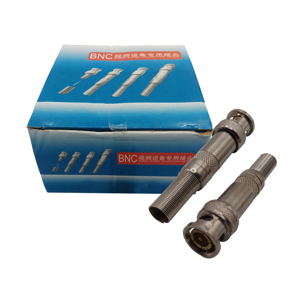 BNC Plug Connector Screw Spring type Silver / Sold per piece | Shopee ...