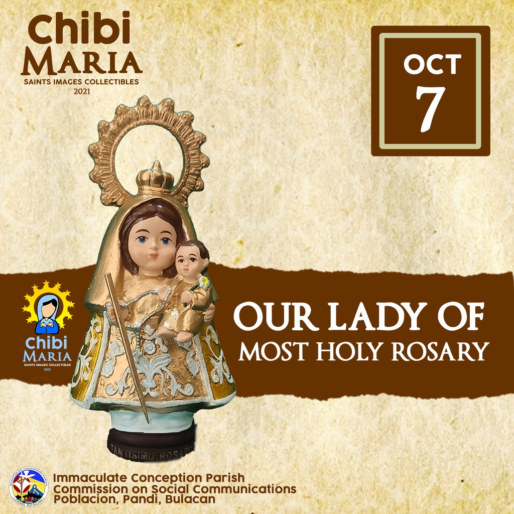 Chibi Saint - Our Lady of Holy Rosary | Shopee Philippines