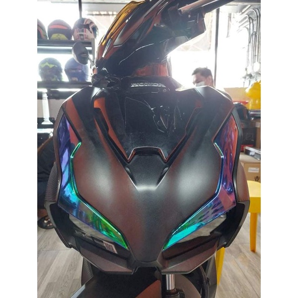 Chameleon black Honda ADV 150 kilay tint ( Machine cut ) | Shopee ...