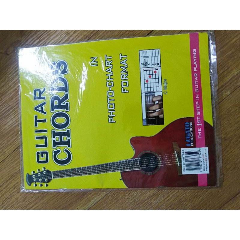 Guitar chord book easy learning chord book for begginers | Shopee ...