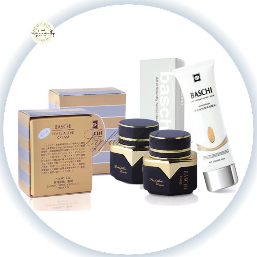 Baschi Black Whitening Cream And Set | Shopee Philippines