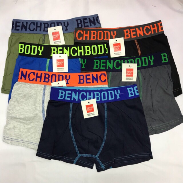 COD6Pcs-12pcs Bench Men's Boxer Brief Underwear Underpants | Shopee ...