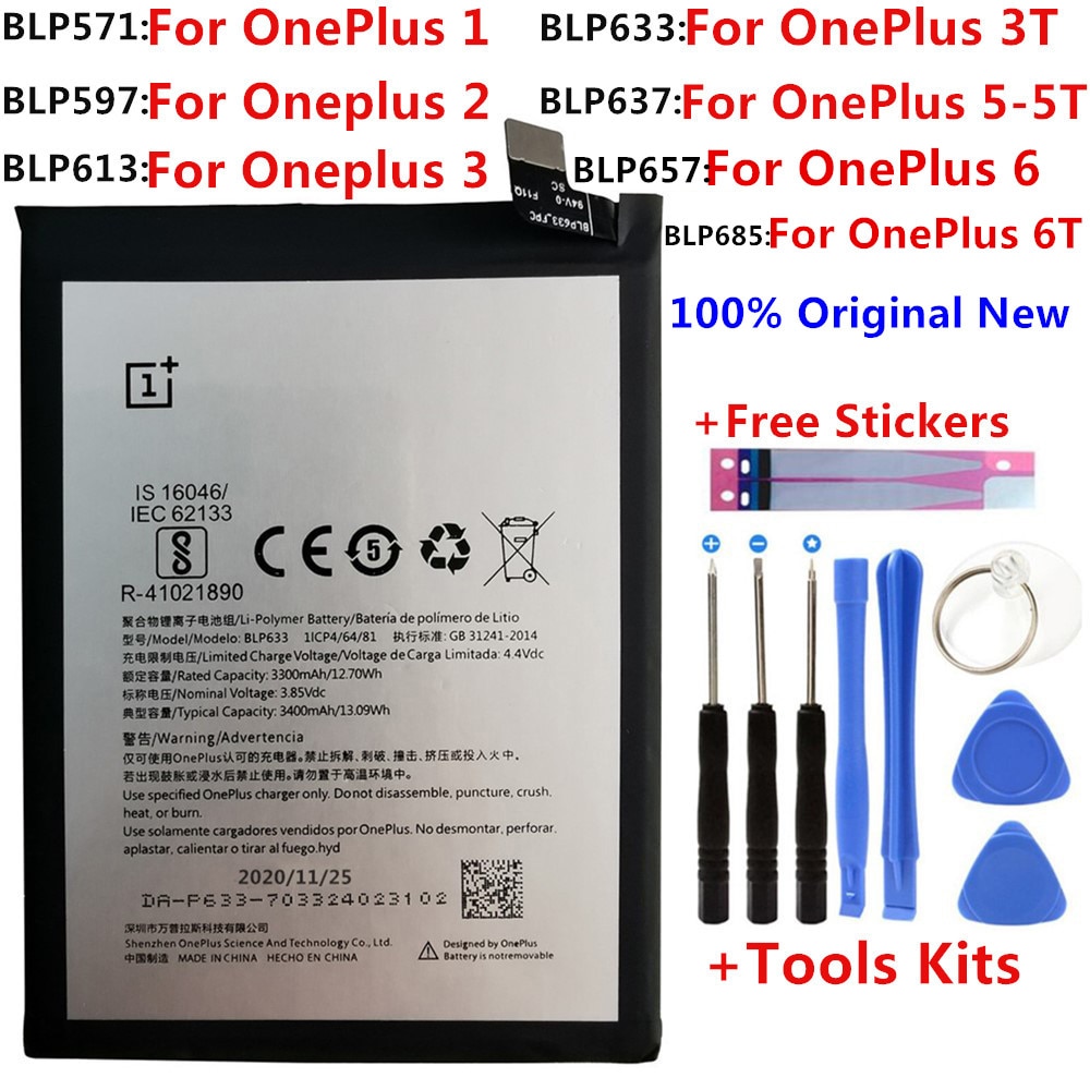 100% Original Replacement Battery For Oneplus one 1+ One plus For ...