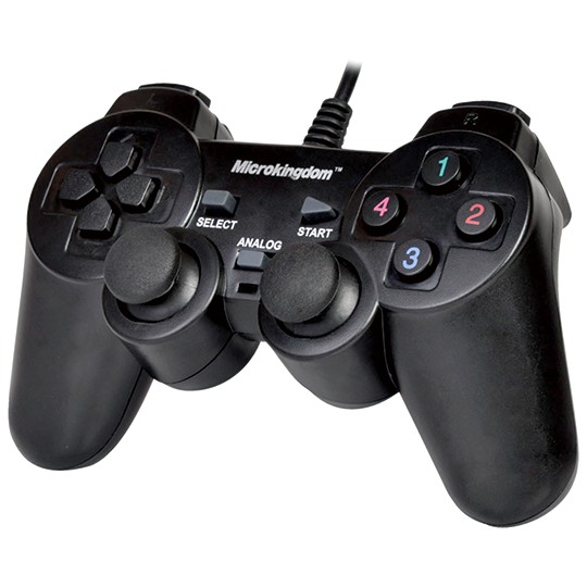 USB Dual Shock PC Computer Wired Gamepad Game Controller | Shopee ...