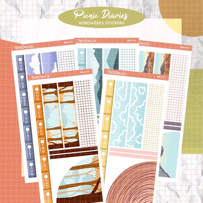 Picnic Diaries Hobonichi Kit for Hobonichi Weeks | HW103 HW104 HW105 ...