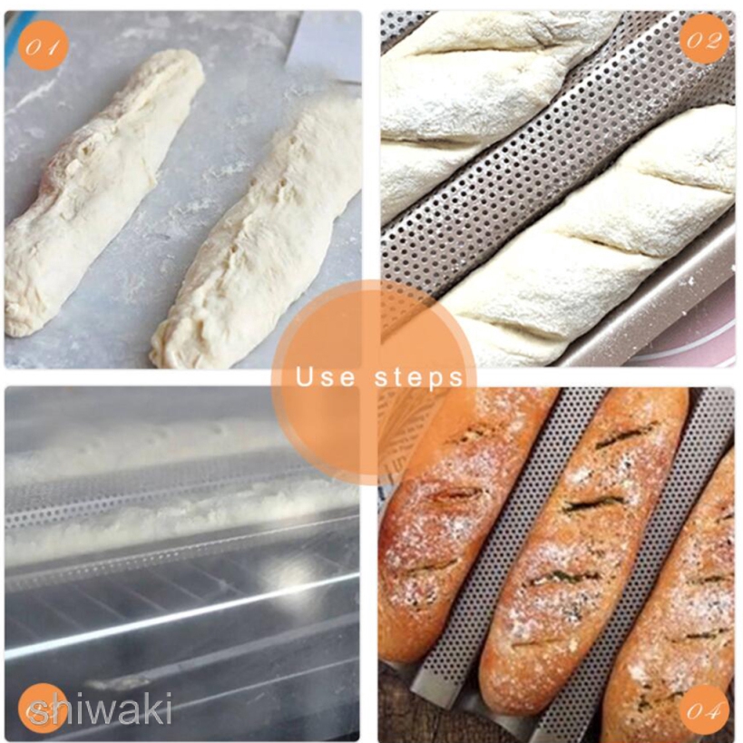 READY STOCKPerforated Pan French Bread Tray Wave Loaf | Shopee Philippines