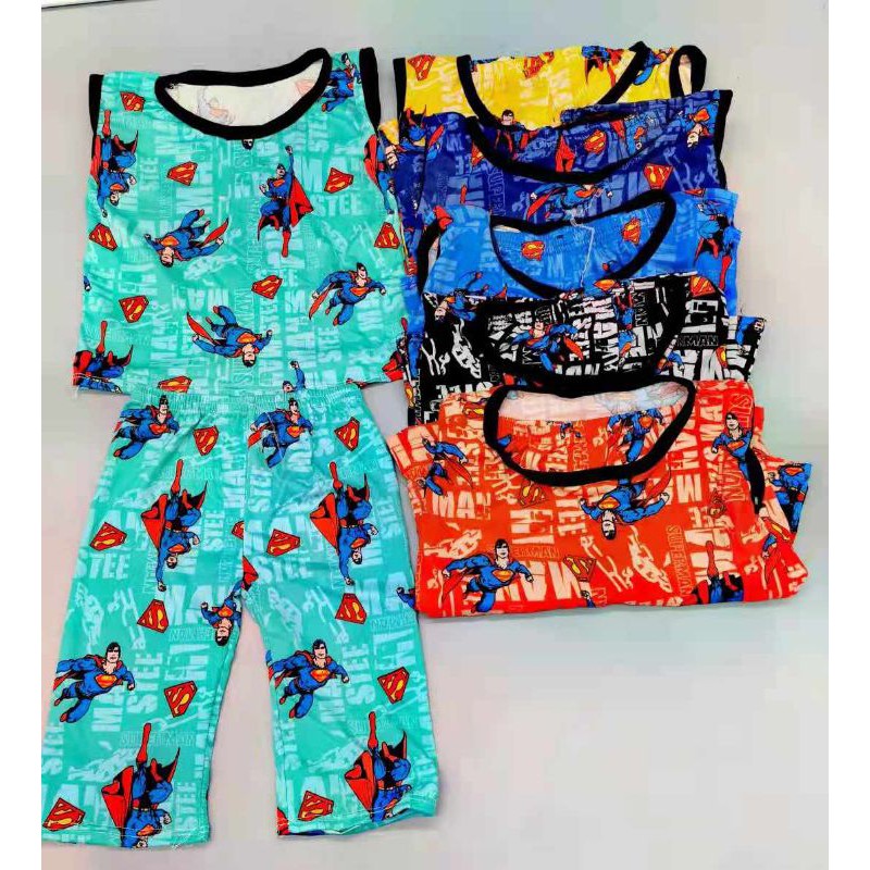 Muscle pajama terno for boy | Shopee Philippines