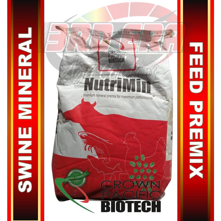 SWINE MINERAL FEED PREMIX at 25 kilo bag - NUTRIMIN Crown Pacific ...