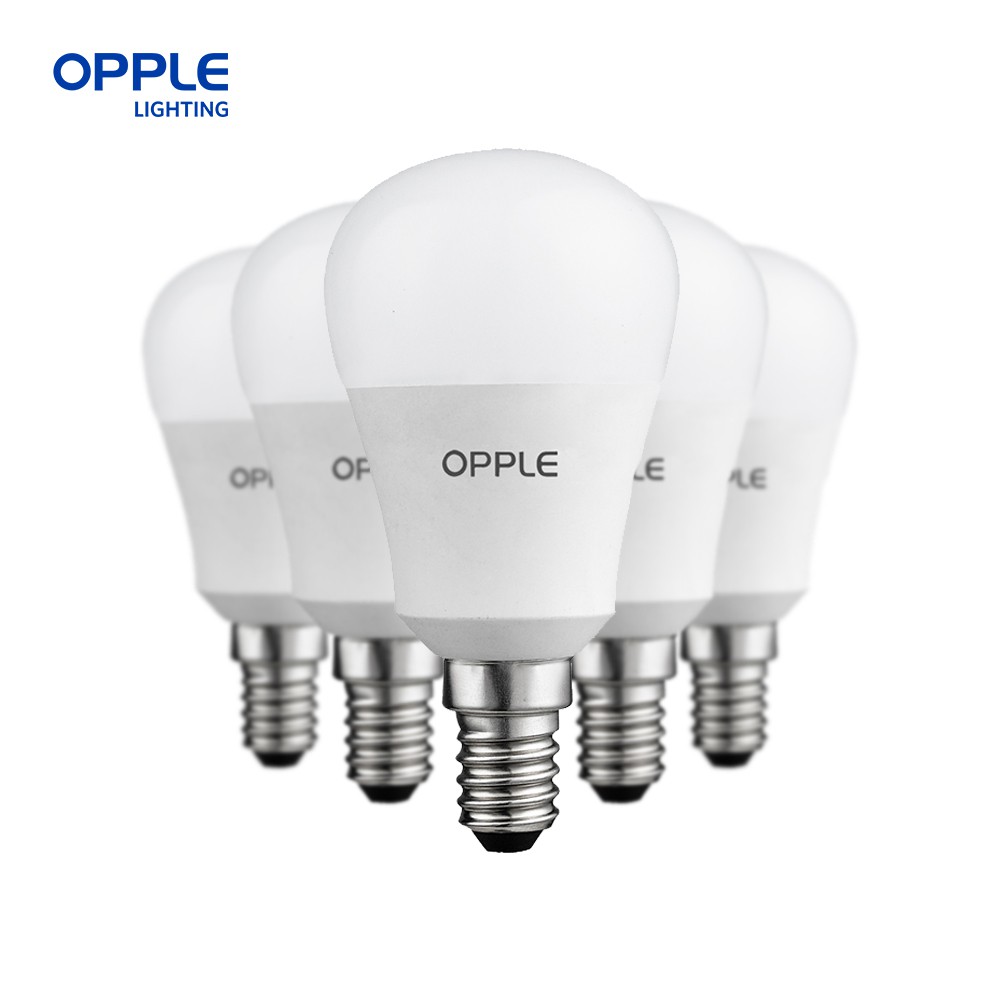 OPPLE LED Bulb E14 Ecomax V6, 3 Watts BUNDLE By 3, 6, 9, And 12 Warm ...