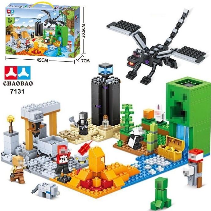 Brick/Block Chaobao 7131 Minecraft My World (Taming The Ender Dragon ...