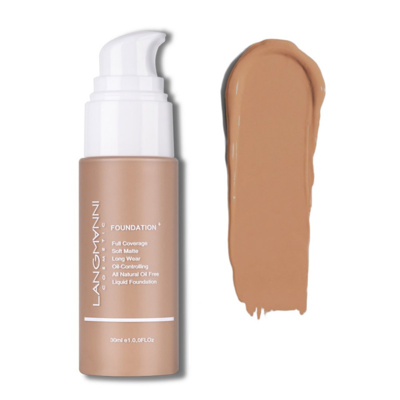 Waterproof Liquid Foundation Moisturizing Cover Blemishes Skin Color ...