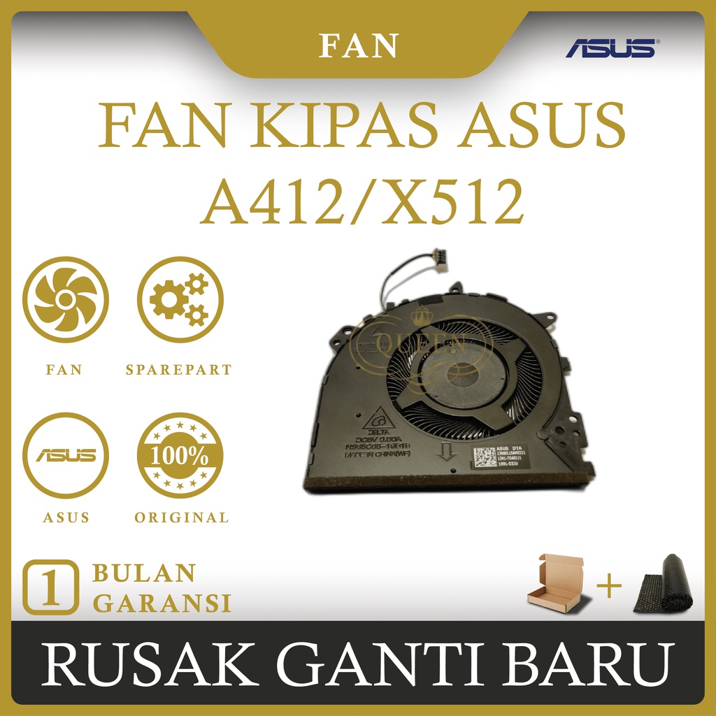 Asus LAPTOP FAN VivoBook A412 X412 X412FA X412UA X512 ORIGINAL | Shopee ...