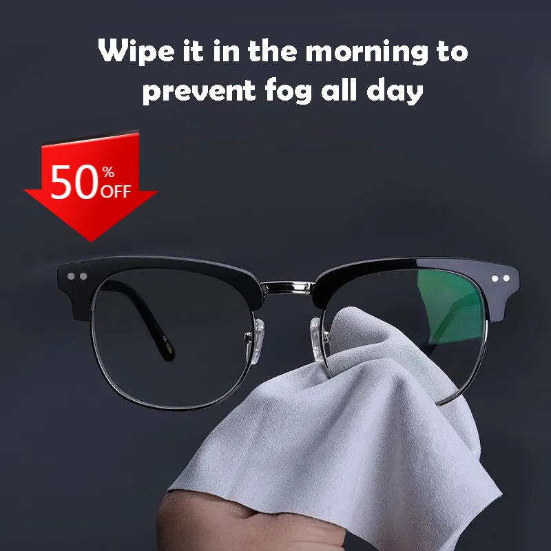 Anti-Fog Glasses Wipes/Suitable for Glasses Lenses Camera Lenses Car ...