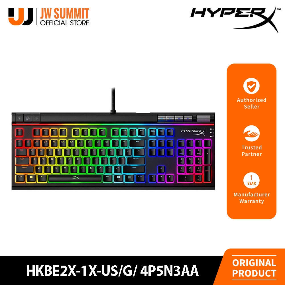 HyperX Alloy Elite 2, Red Linear Switch, RGB Mechanical Gaming Keyboard ...