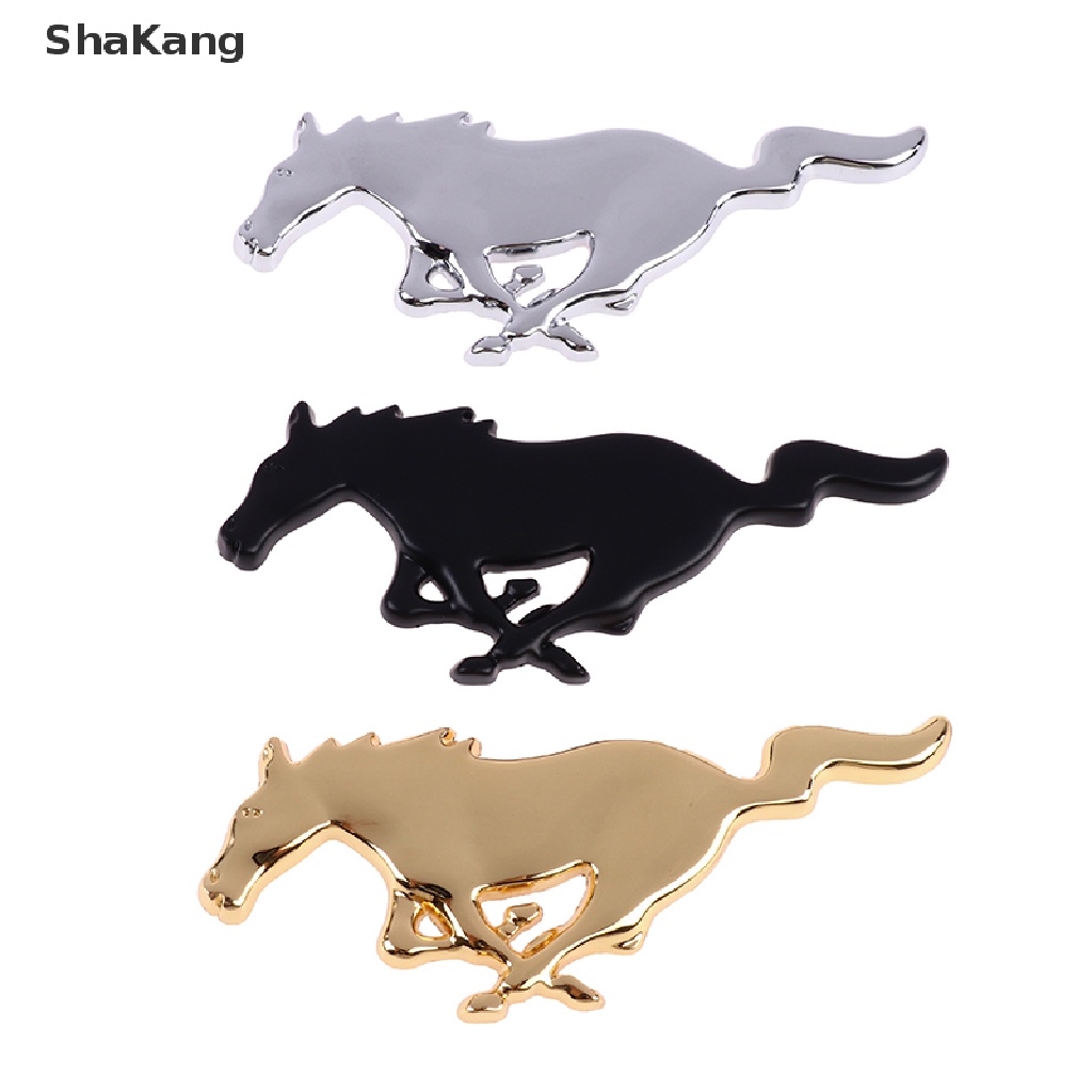 SKK 3D Horse Metal Car Logo for Ford Mustang New Mondeo Focus Car Front ...