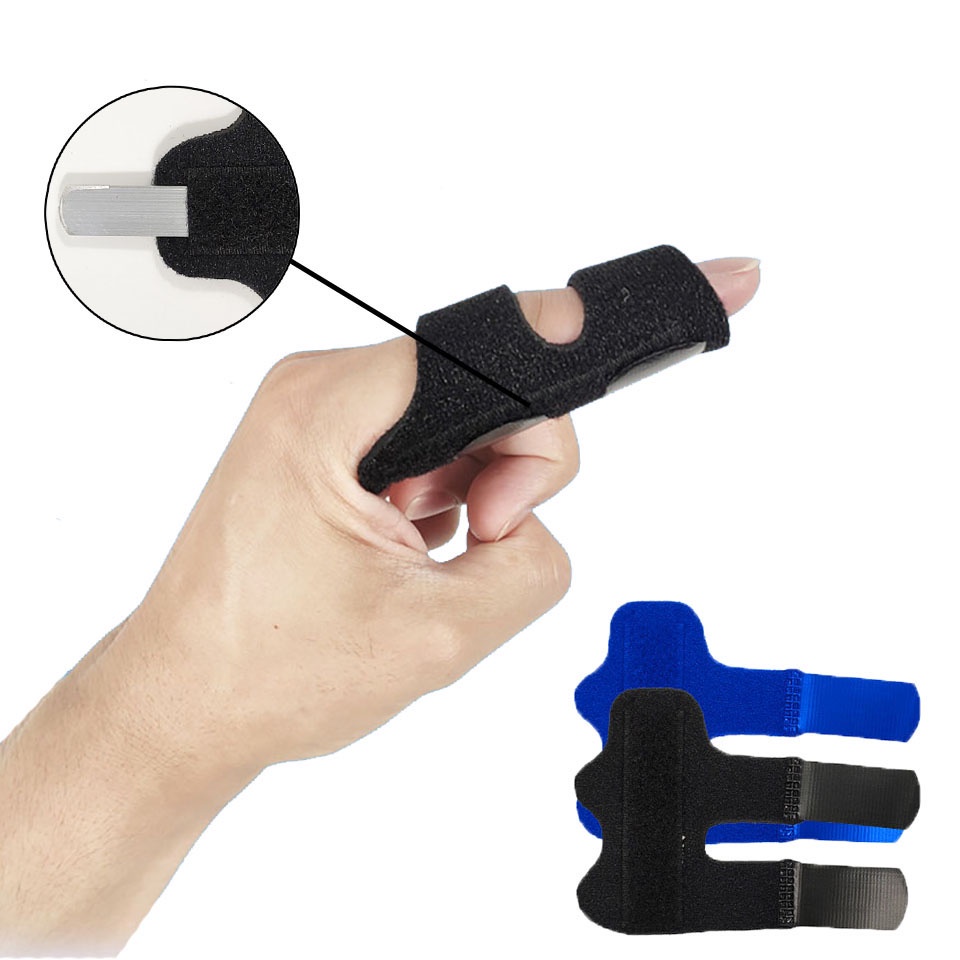 One Piece Finger Fixing Splint Straighten Brace Sprain Dislocation ...