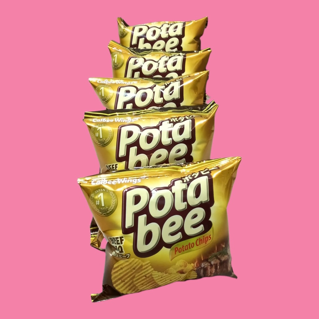 POTABEE Barbeque Beef Potato Chips 15gr [10 pcs/renceng] | Shopee ...