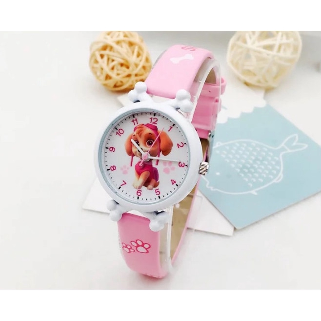 Kids Paw Patrol Pu Jam Tangan Wrist Watch Child Skmei Analog Cute ...
