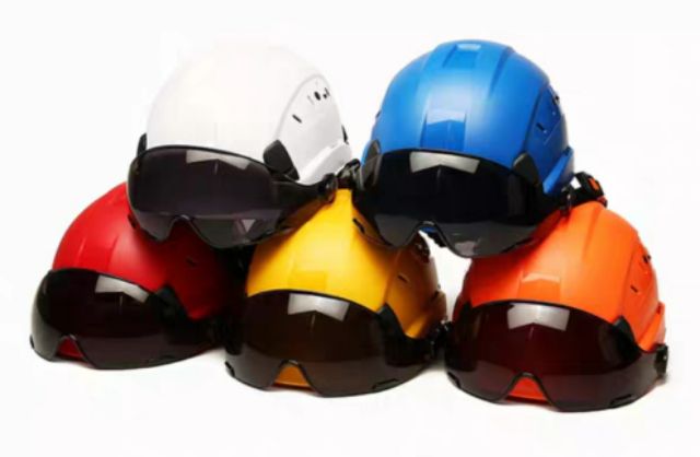 Safety helmet topi keselamatan PPE Scaffolder Welder Construction ...