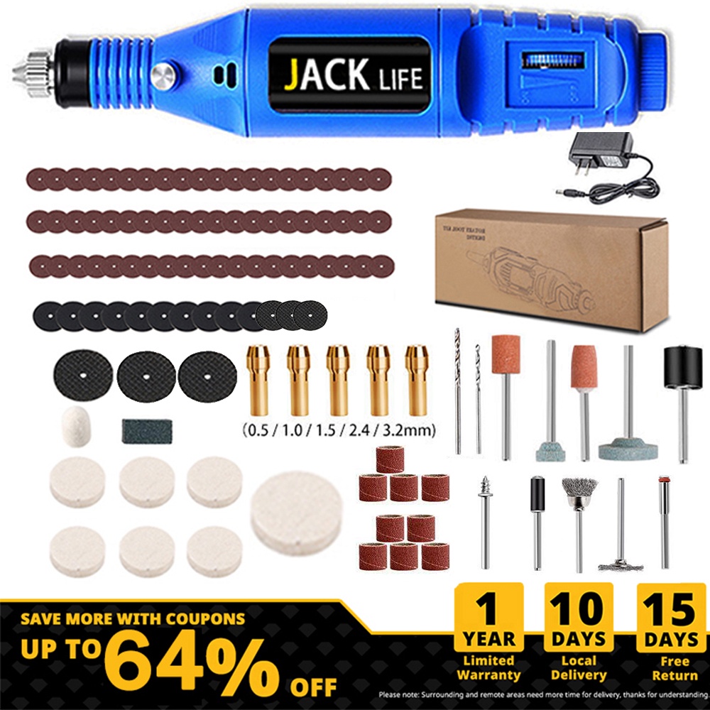 9V DC Grinder Tool Mini Dremel Drill Electric Grinding Set Milling Polishing Drilling Cutting ...