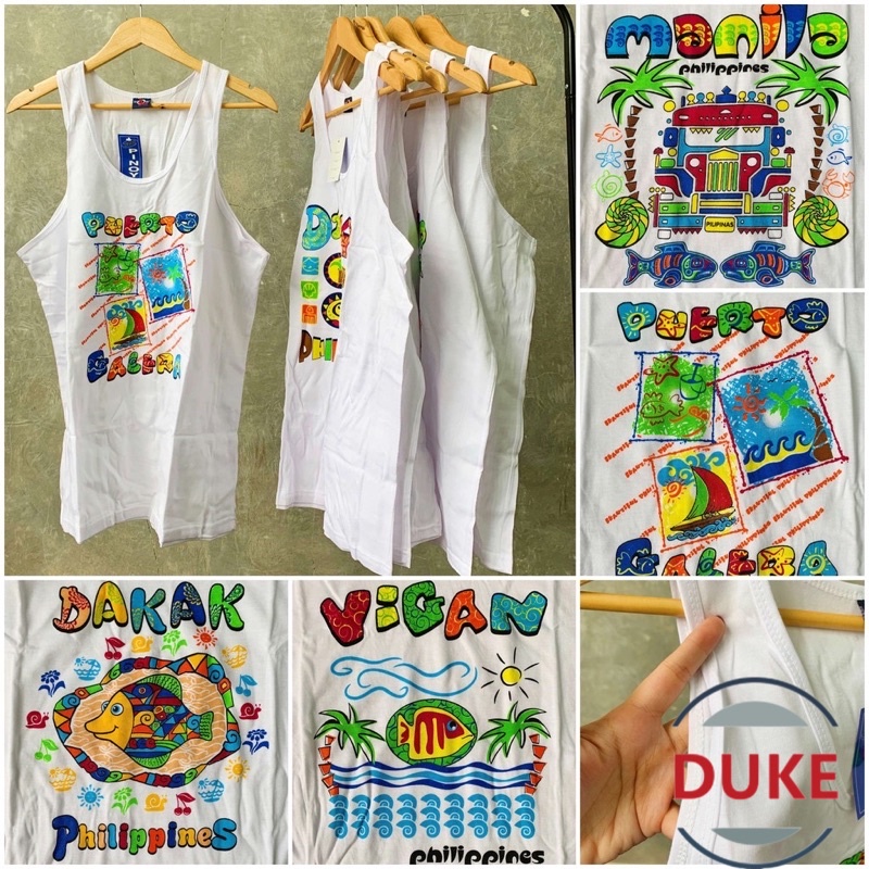 COD WOW PINOY/SUMMER SANDO SUMMER TOURISM SANDO RANDOM DESIGN FOR MEN'S ...