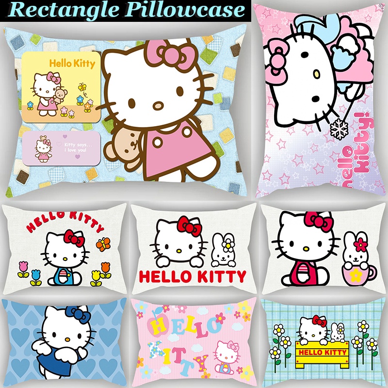Rectangular Cartoons Pillow Case Cute Animation Character Hello Kitty ...