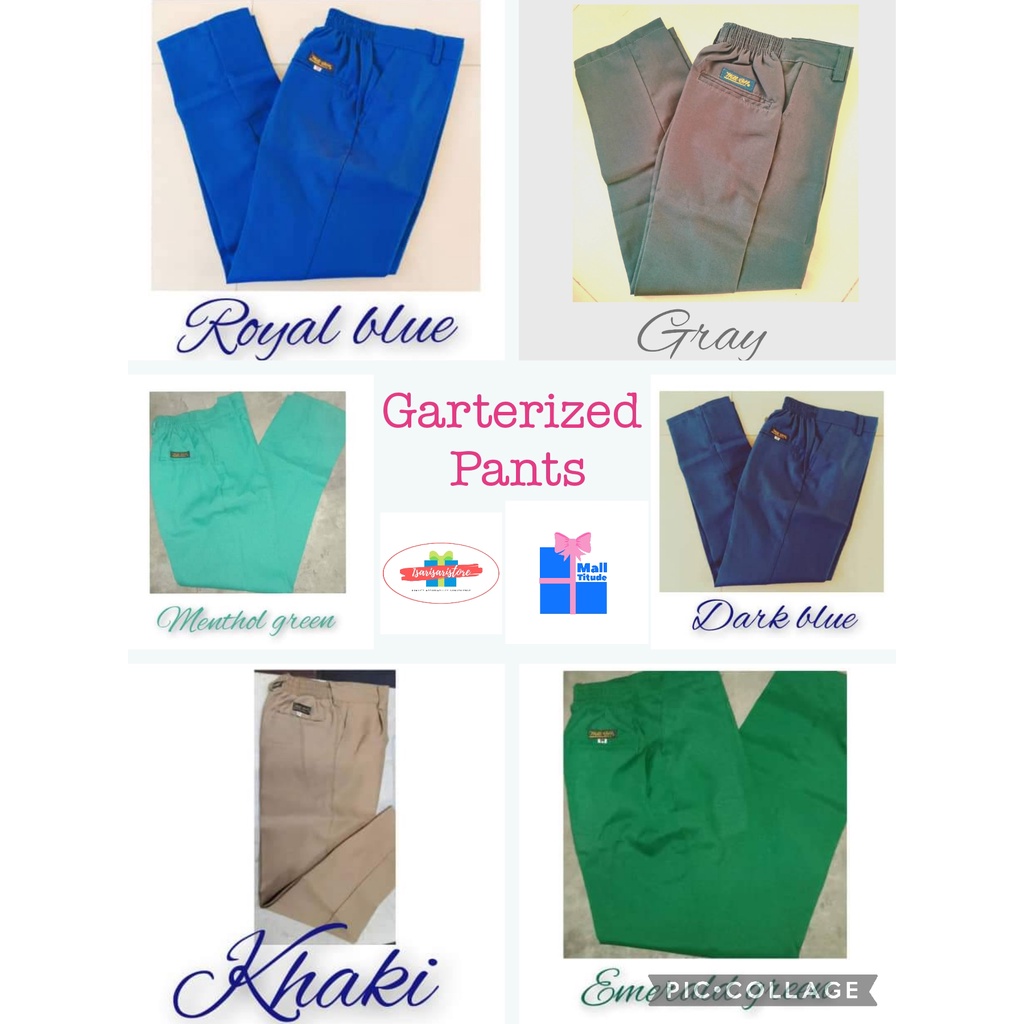 Garterized Pants Slacks Uniform for Kids | Shopee Philippines