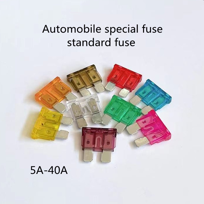 10pcs 5A 7.5A 10A 15A 20A 25A 30A 35A 40A Medium Size Car Dedicated Fuse Insert | Shopee Philippines
