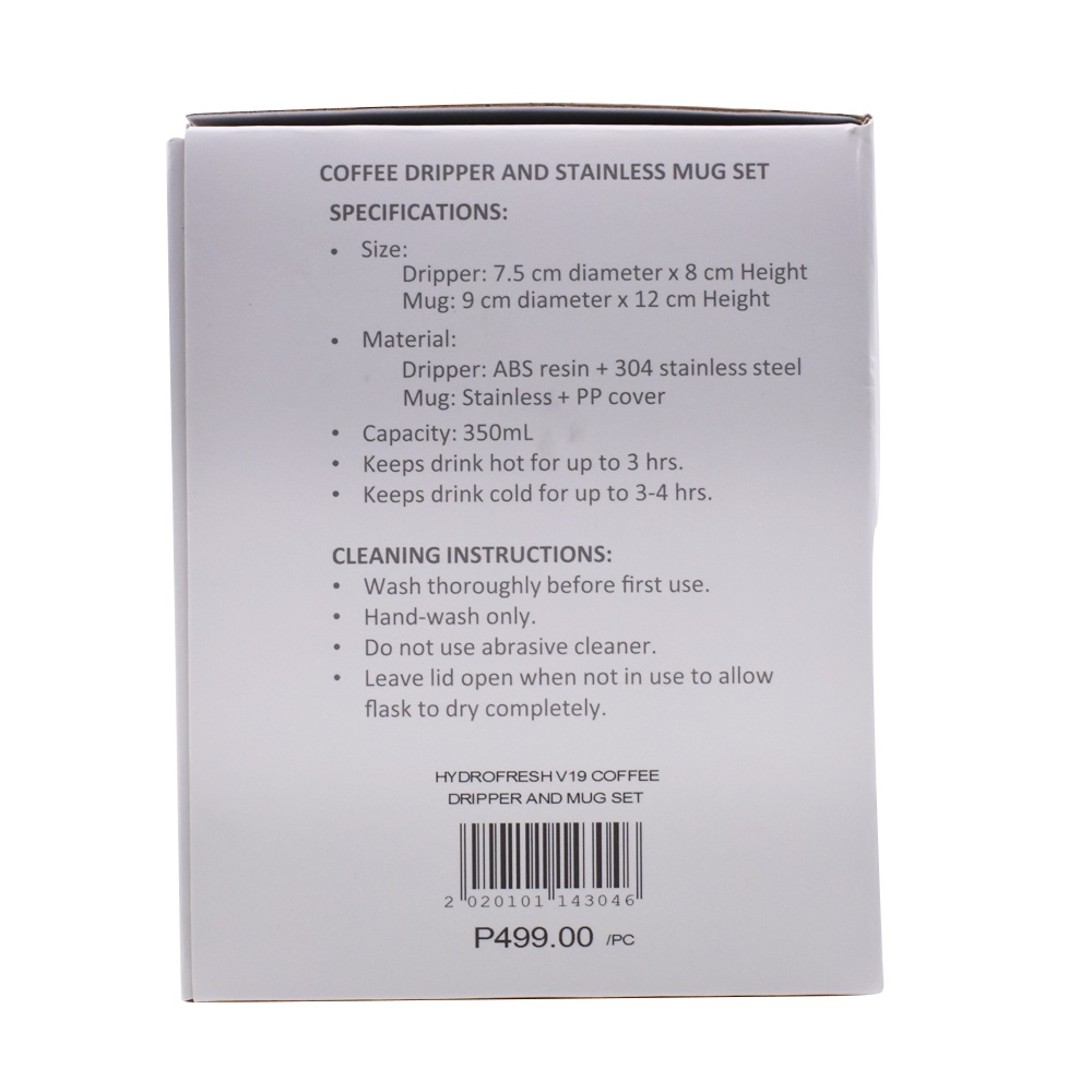 SURPLUS Hydrofresh Mug with Coffee Dripper Set 350ml | Shopee Philippines