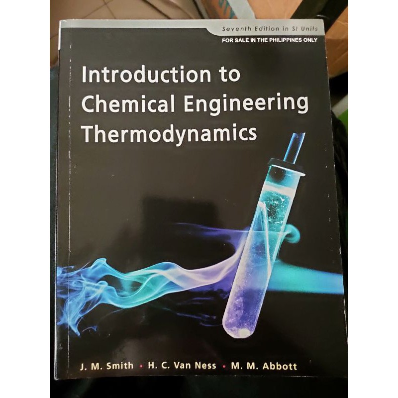 Introduction to Chemical Engineering Thermodynamics By Smith 7th ...