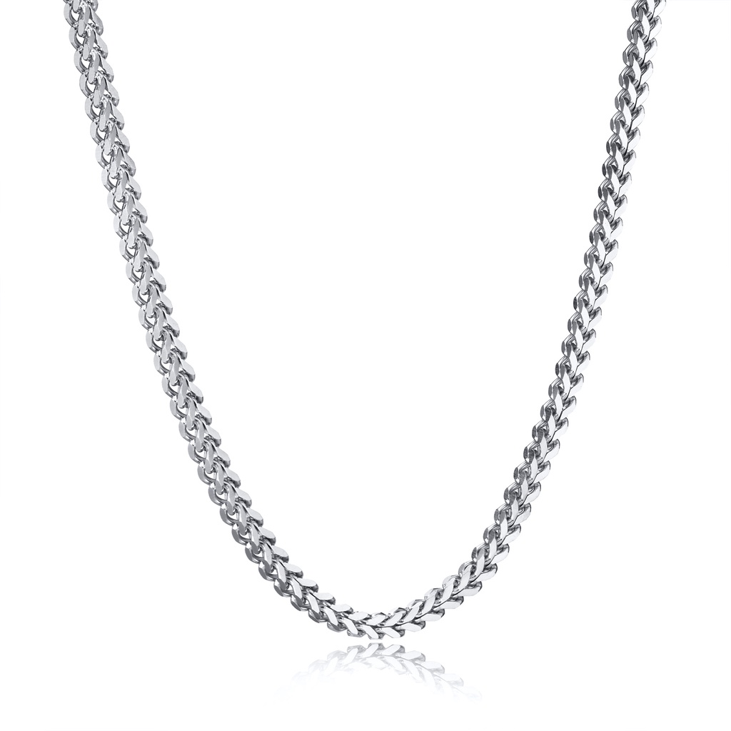 Vnox Silver Charm Chain for Women,Stainless Steel Chain link Street ...