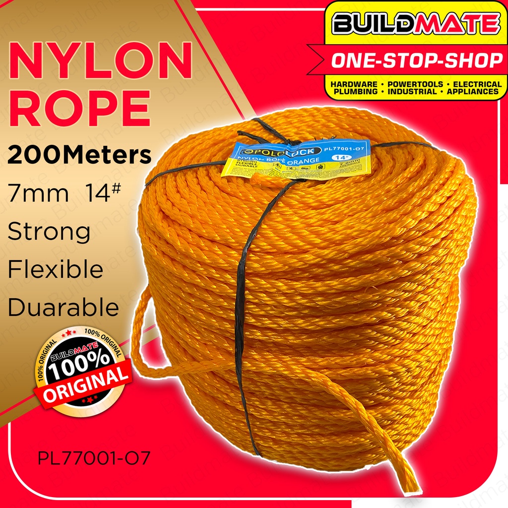 Nylon Rope 7mm 200m #14 •BUILDMATE• | Shopee Philippines