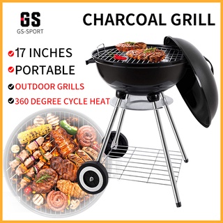 Charcoal Grill Portable Griller 17 inches Outdoor Camping BBQ with ...