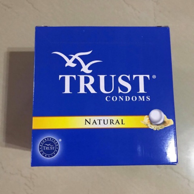 Trust Condom Natural Box of 24x3 (72 condoms) Plain Classic | Shopee ...