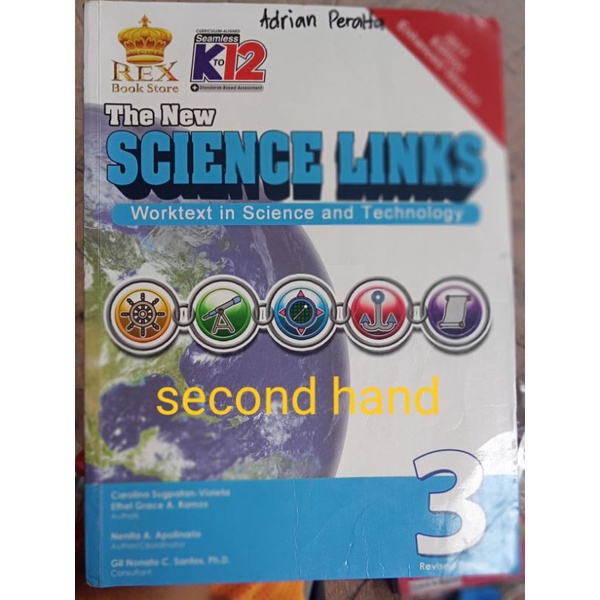SCIENCE LINKS 3 BY REX | Shopee Philippines