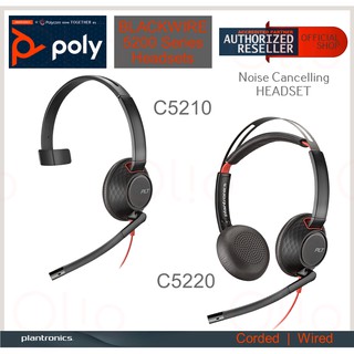POLY 5200 HEADSETS (PLANTRONICS BLACKWIRE C5210 | C5220) Noise ...