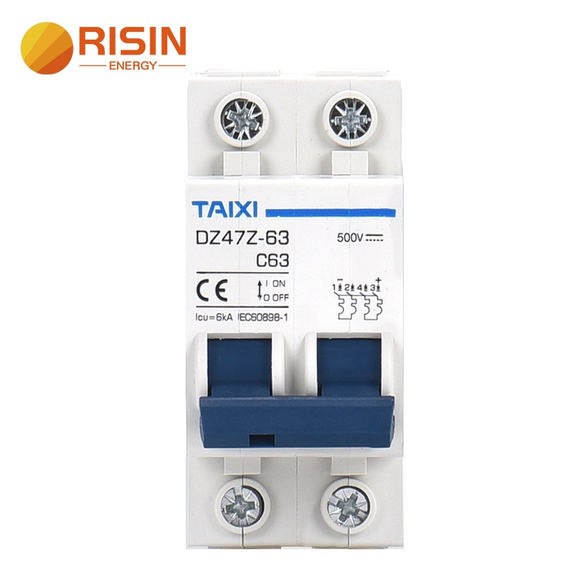 Ready Stocks TAIXI DC MCB DZ47Z-63 2P DC 1000V Solar Mini Circuit ...