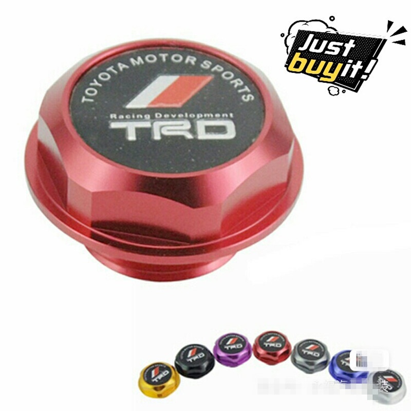 Racing Engine Oil Filler Cap Aluminum Oil Tank Cover For TRD TOYOTA ...
