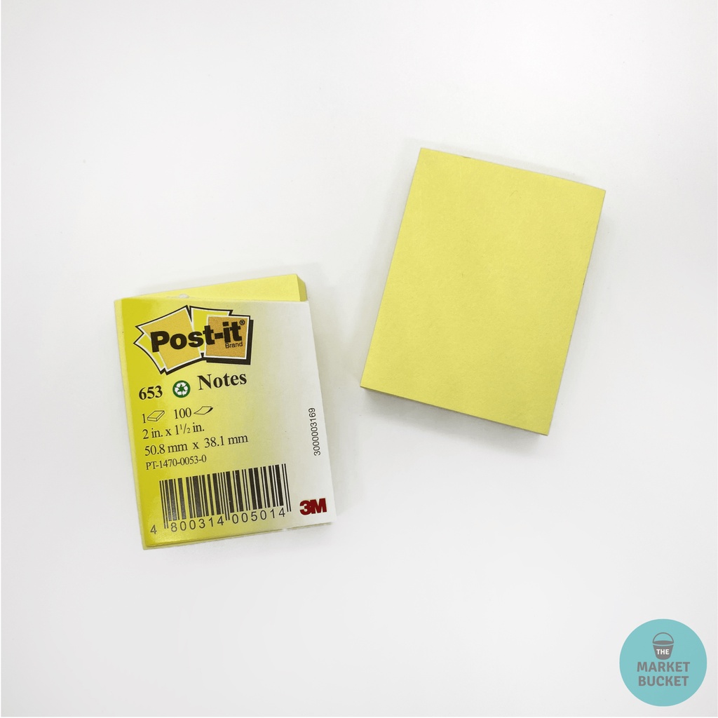3M Post-It Notes 1-1/2" x 2" (sold by 4 pads) | Shopee Philippines