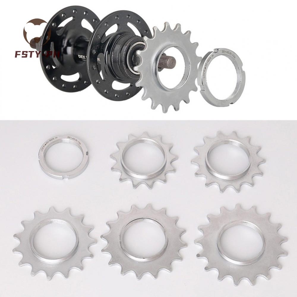 Bicycle Flywheel 13T 14T Bike Cog FIXED SINGLE SPEED With Lock THREAD ...