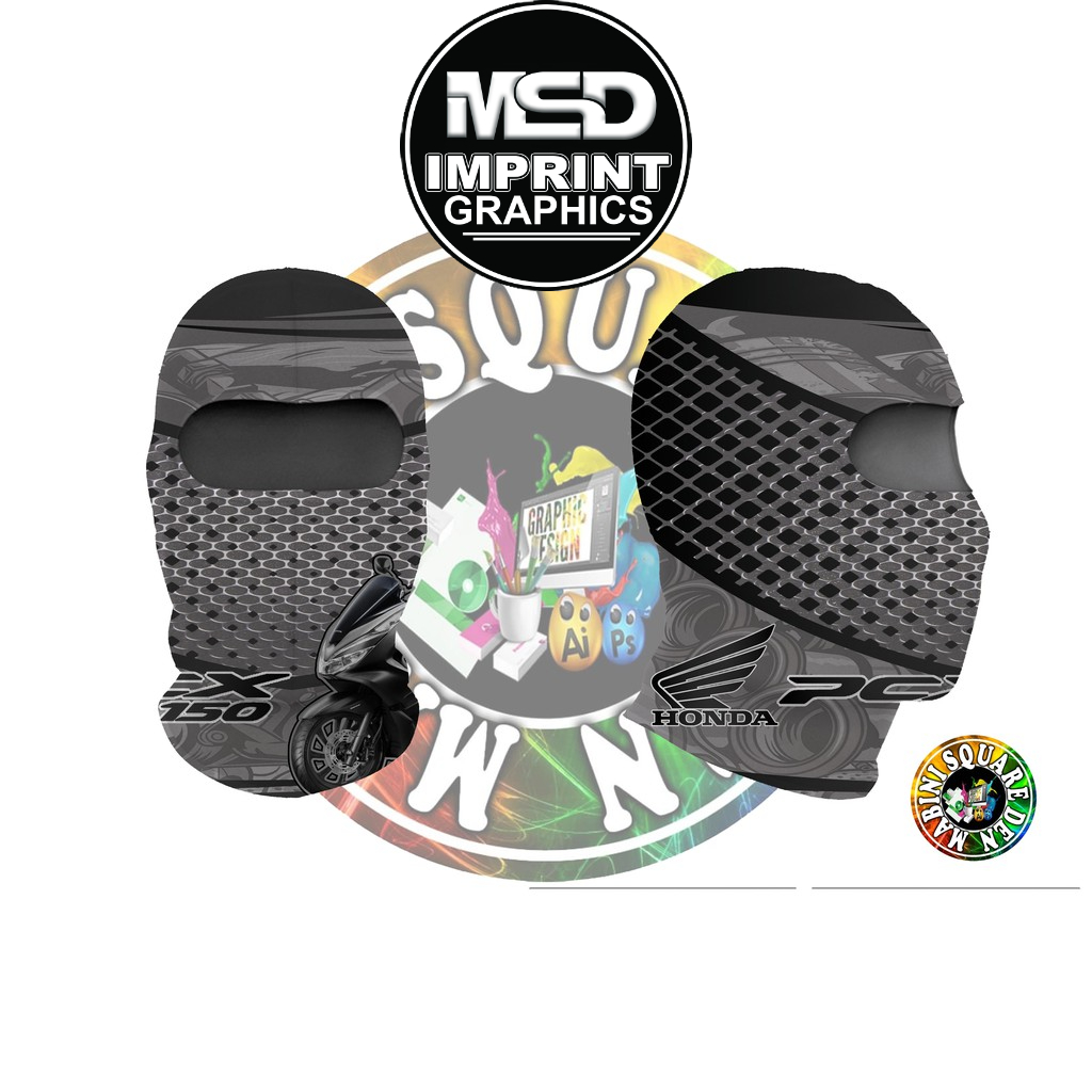 PCX FULL SUBLIMATION FULL MASK AND HALF MASK | Shopee Philippines
