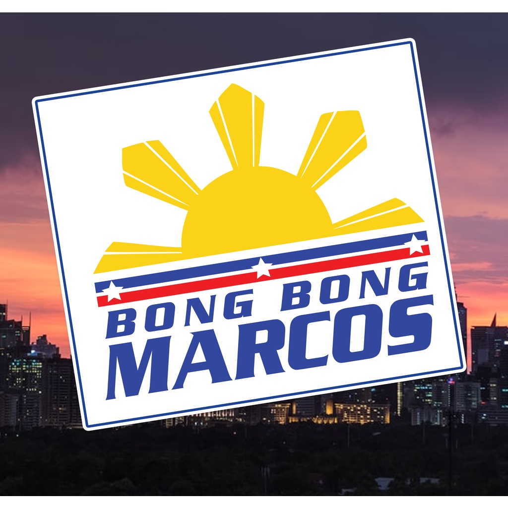 BBM for 2022 | BongBong Marcos Sticker 2022 | Support BBM 2022 | Car ...