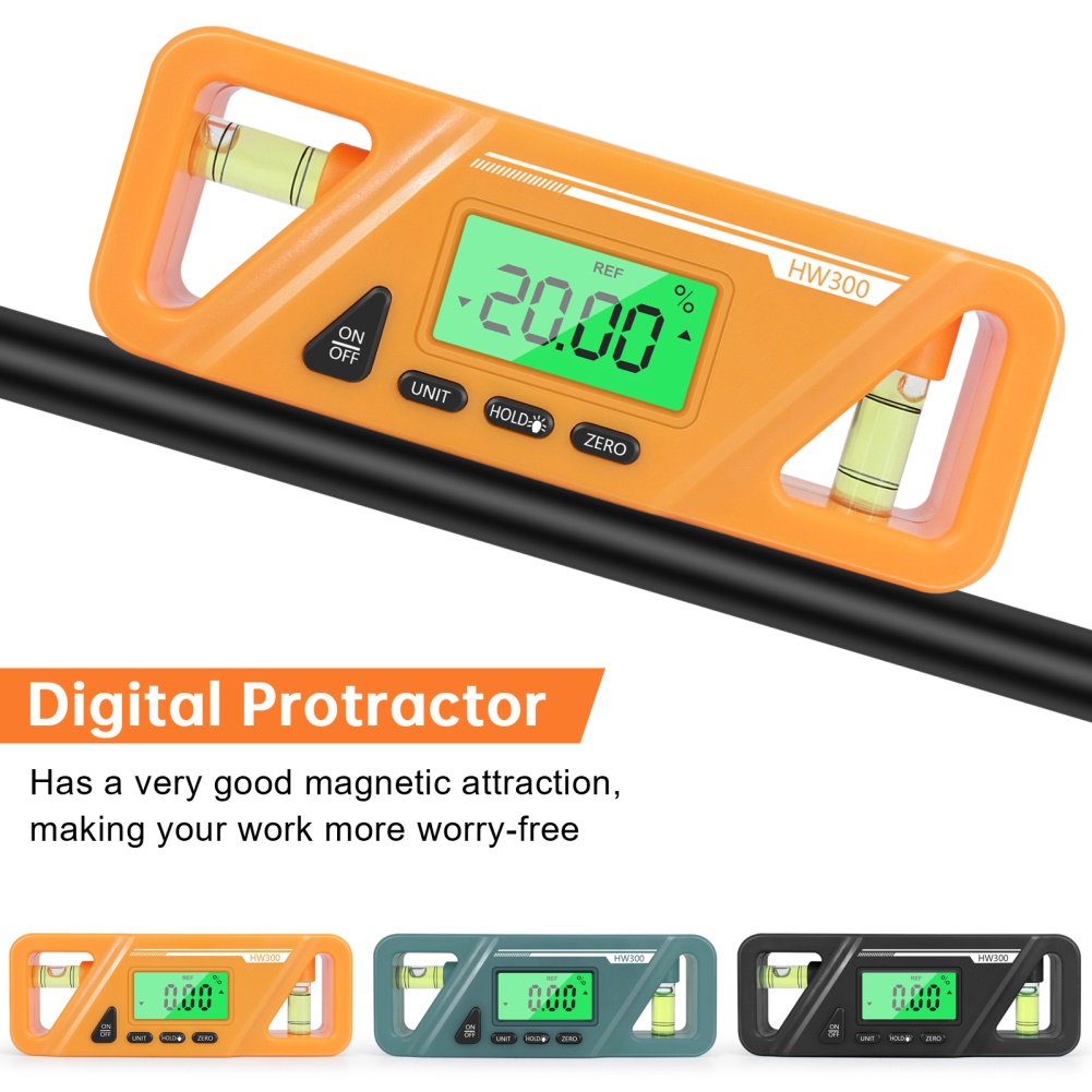 2 Modes Magnetic Digital Angle Meter Absolute Relative Measurement ...