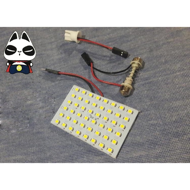 LED Auto Panel Light 6 9 12 15 18 24 36 48 SMD 5050 Reading Dome Bulb ...