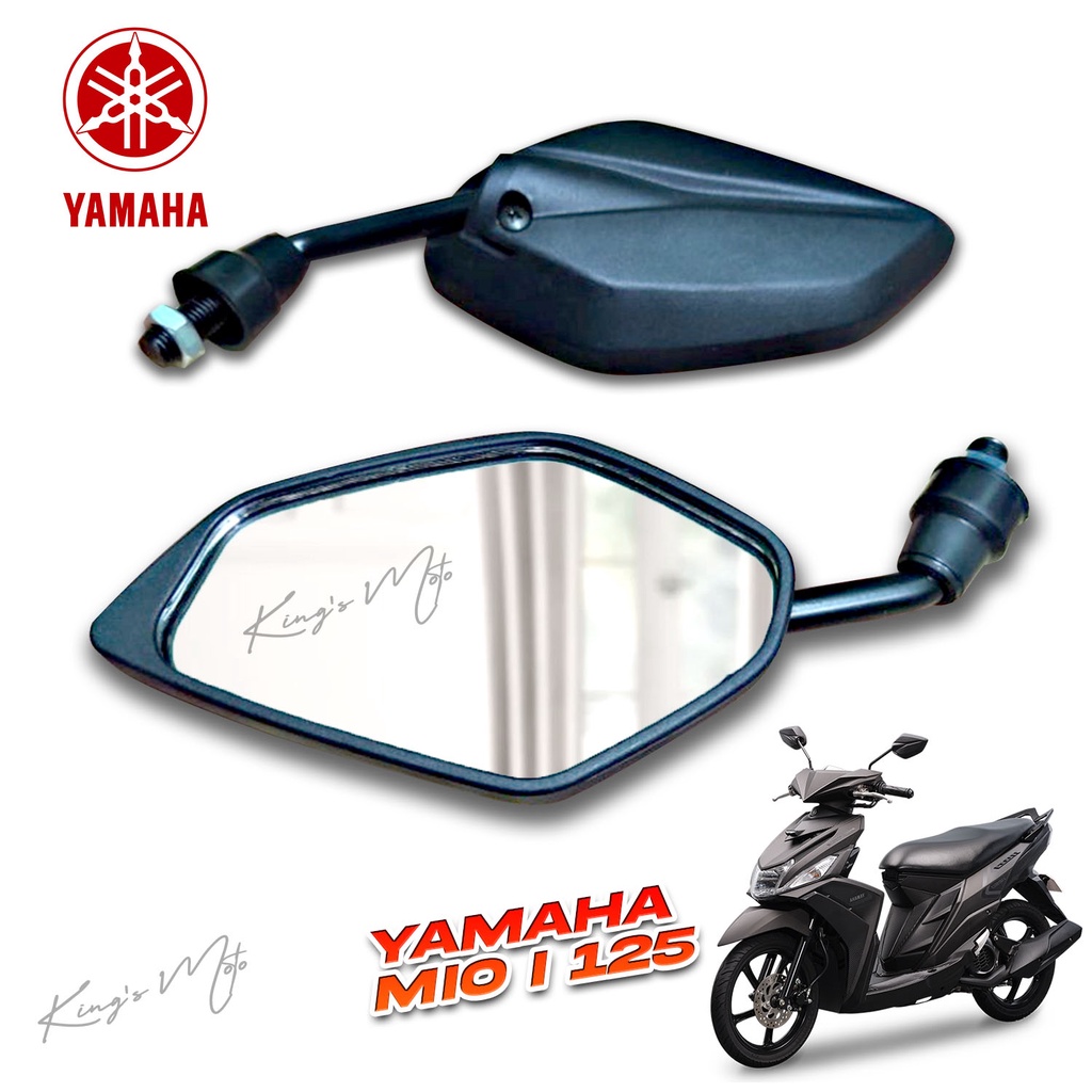 YAMAHA MIO I 125 Side mirror genuine parts black short stem | COD ...