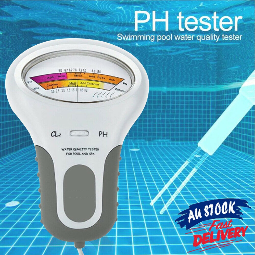 PH Monitor Water Tester Chlorine Swimming Pool Test Kit Instruments ...