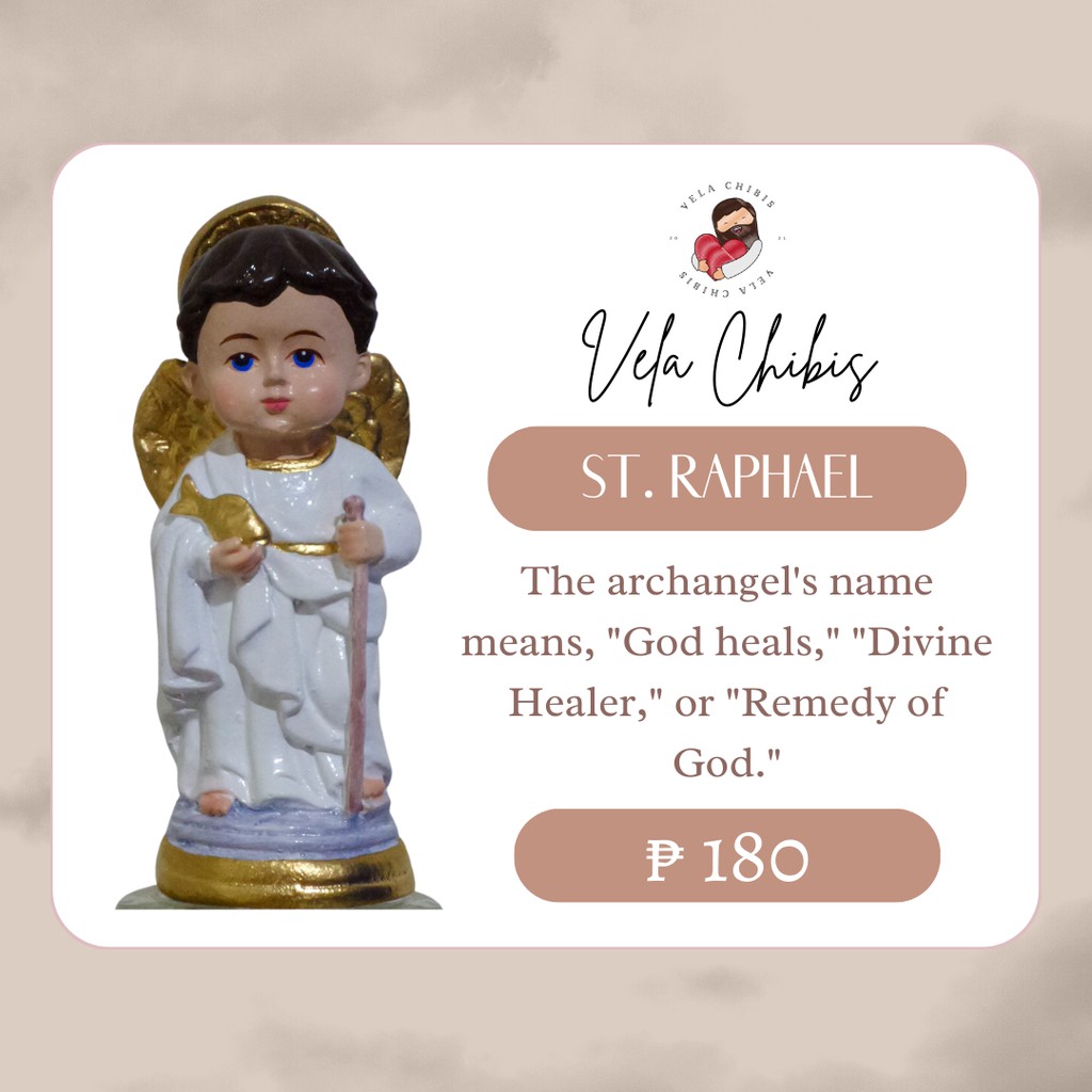 St. Raphael the Archangel Chibi Image / Chibi Saint | Shopee Philippines