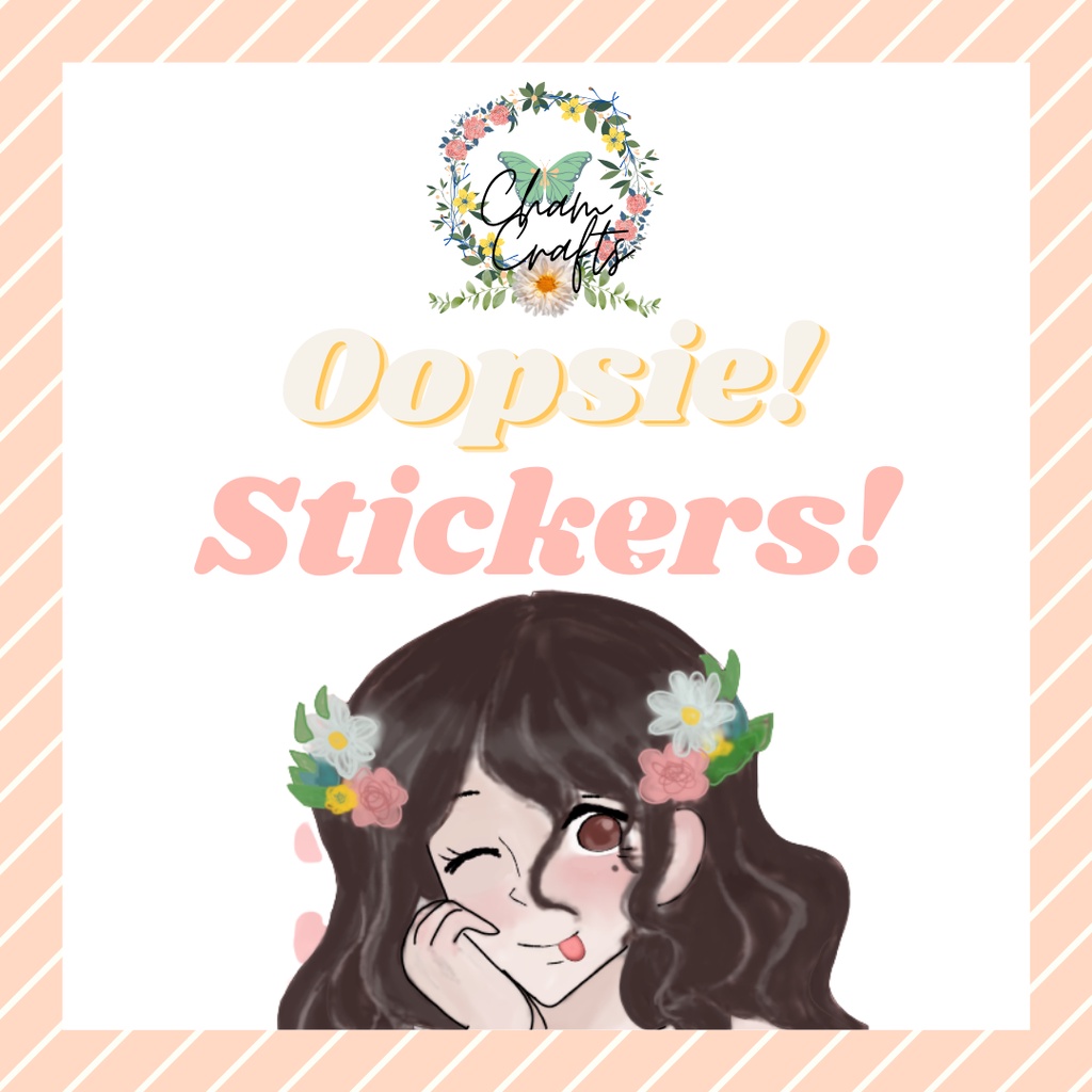 Oopsie Stickers (Random) | Shopee Philippines