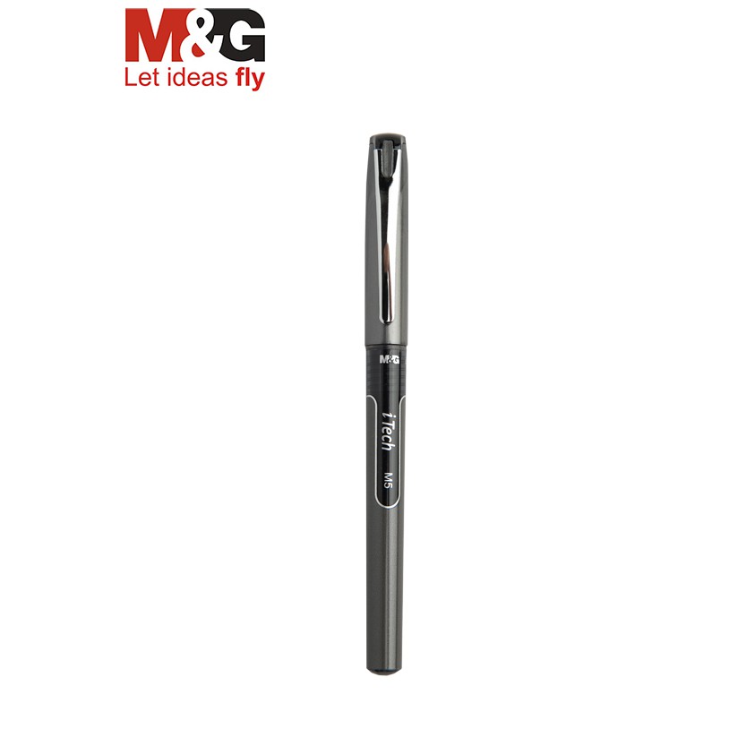 M&G Sign Pen iTech Needle Tip 0.5mm Black Liquid Ink ARP50972 (1pc ...