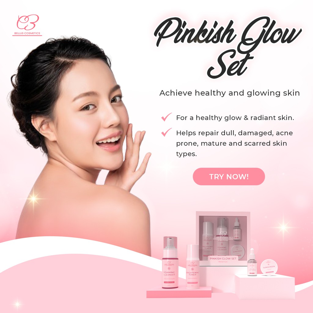 Glass Skin Set| Clarity Essentials | Pinkish Glow Set | Shopee Philippines